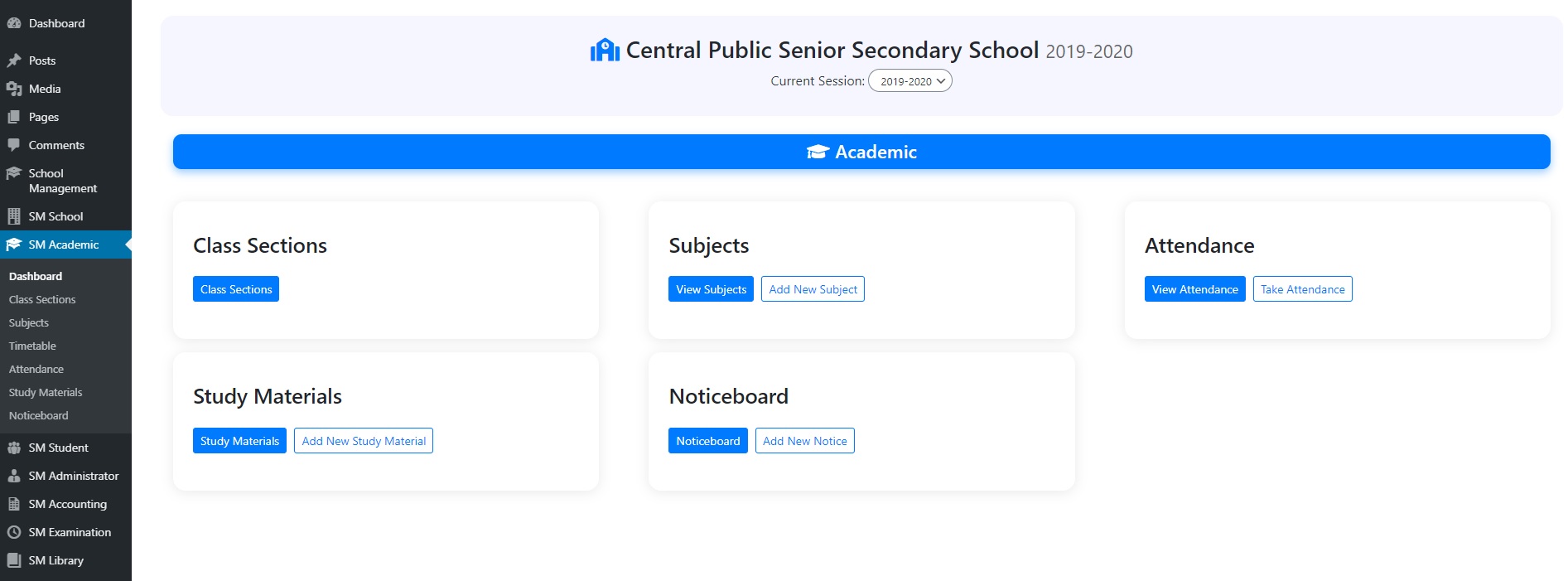 School Management - Education & Learning Management system for WordPress by weblizar